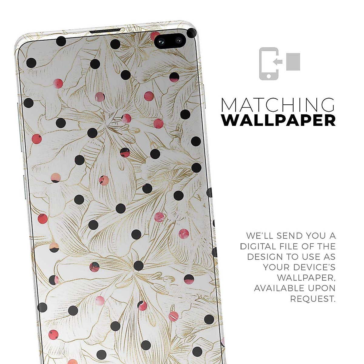 DesignSkinz Karamfila Watercolo Poppies V17 Protective Vinyl Decal Wrap Skin Cover Compatible with The Samsung Galaxy S20 (Screen Trim & Back Glass Skin)