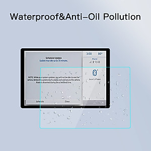 Carwiner Screen Protector for 2021-2024 Ford F-150 12In Navigation Display Tempered Glass F150 SYNC4 Touchscreen Protector Accessories (HD)