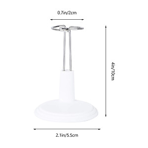 NUOBESTY 6pcs Doll Display Rack Toy Model Bracket Doll Storage Rack Portable Doll Stand