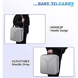 Hastraith Carrying Case for PSVR2 Console, Travel Bag with Built-in Zippered Pocket for Store Small Accessories, Portable Handbag with Shoulder Strap for PSVR2 Controller