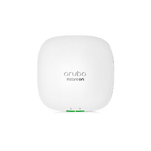 HPE Networking Instant On Access Point AP22 2x2 WiFi 6 Indoor Wireless Access Point | Long Range, Secure, Smart Mesh Support | Power Source Not Included | US Model (R4W01A)