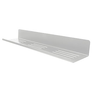 WATIIFUFU Shelf Wall Mount Shelves Shower Basket Wall Mounted Shelves Metal Storage Rack Metal Storage Shelves Metal Shelving Shower Rack White No Punching Toilet Rack Stainless Steel