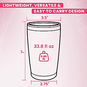 Wet Work Double Wall Tumbler 20 oz Made from Durable Stainless Steel for Hot and Cold Drinks - Insulated Travel Mug for Coffee Tea Wine with Leak Proof Lid for Travel Hiking Camping Gifts - Graphite