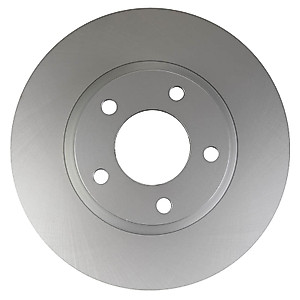 TRQ Front and Rear Brake Pad & Rotor Kit Brake Chemical Kit Brake Pads Brake Rotor Semi-Metallic Premium G-Coated Compatible with 2006-2013 Mazda 3