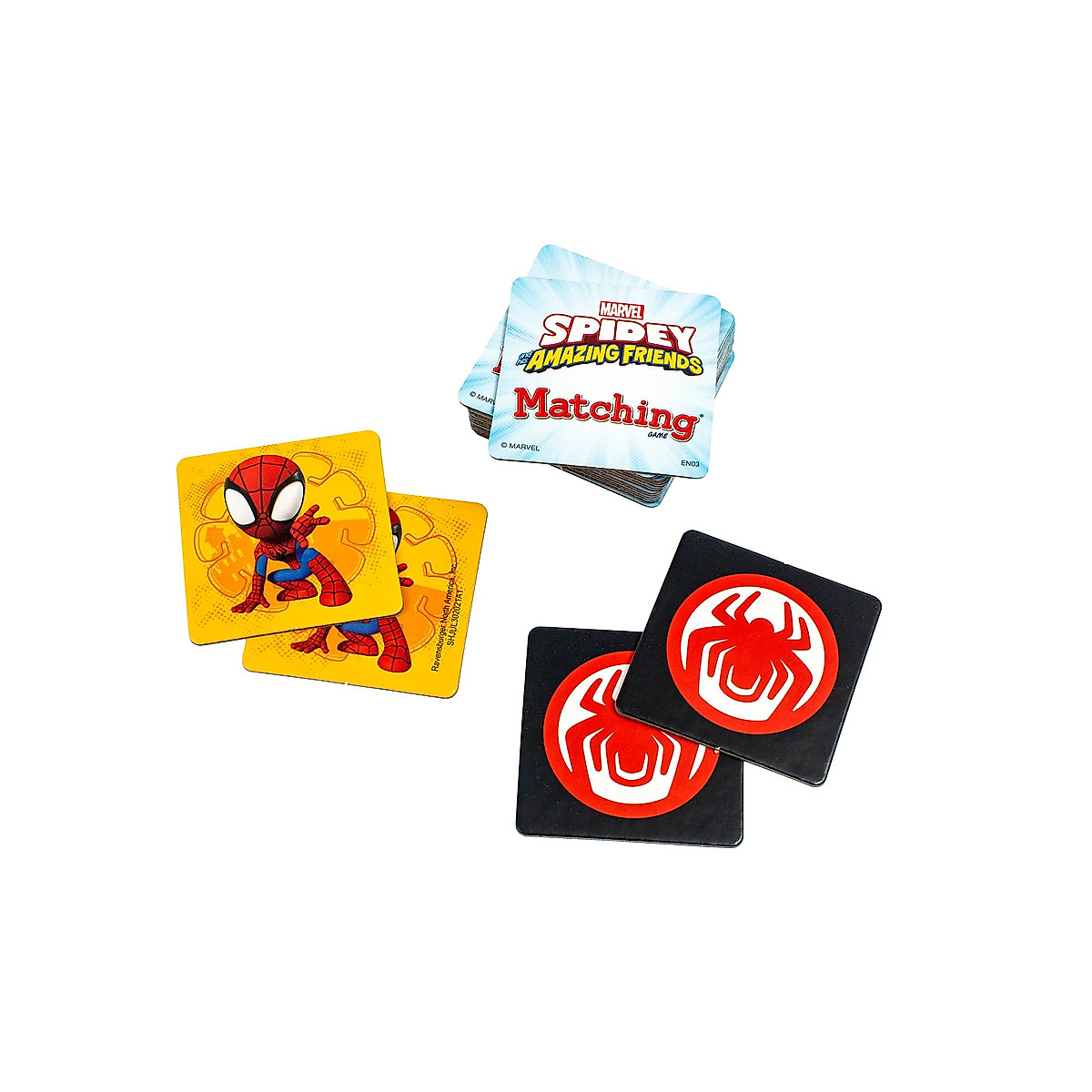 Wonder Forge Marvel Spidey & His Amazing Friends Matching | Build Focus and Memory with Fun Superheroes | Features Favorite Marvel Characters | Ages 3+