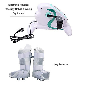 Fitness Motorized Electric Mini Exercise Bike/Pedal Exerciser,Electric Pedal Exerciser for Seniors Portable Fitness Cycle for Arm/Leg Exercise Mini Cycling Trainer Stationary Exercise Leg Peddler