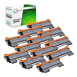 TCT Premium Compatible Toner Cartridge Replacement for Brother TN-450 TN450 Black High Yield Works with Brother HL-2220 2230 2240 2270 MFC-7360 7860DW DCP-7060 7070DW Printers (2,600 Pages) - 12 Pack