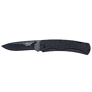 Camillus CamLite 6.25" Folding Knife Tactical Pocket Knife, Black (19200)