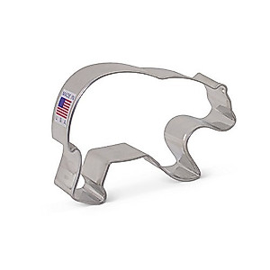 Small Bear Cookie Cutter, 3.5" Made in USA by Ann Clark