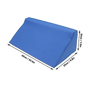 Yosoo Health Gear Foam Wedge Pad for Sleeping Waterproof Bed Wedge Body Positioner Tilt Positioning Wedge for Adult Recovery After Surgery, Back, Feet, Pregnancy (50 * 25 * 15cm)