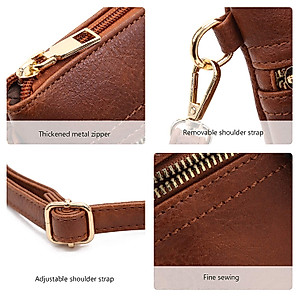 SunForMorning Crossbody Bags for Women Lightweight Handbags Shoulder Bag Purses (Brown)