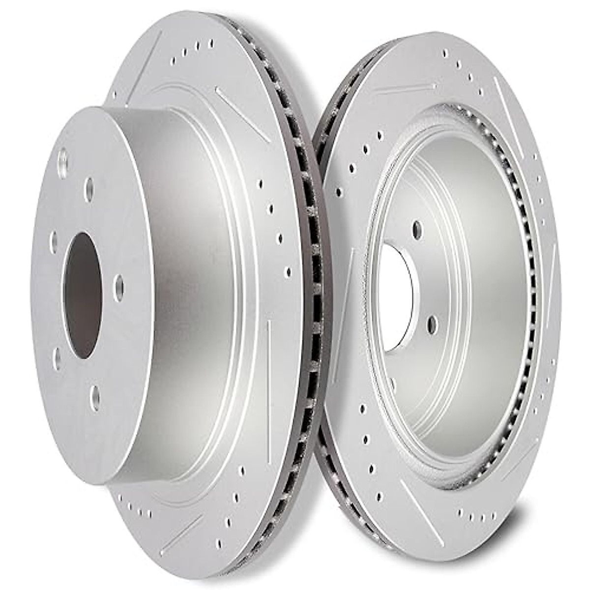 ALEGE Rear 2Pcs Brake Rotors Fit for Nissan for Quest Mini Passenger Van 2004-2009 2011-2017 for Nissan for Pathfinder Sport Utility 2013-2017