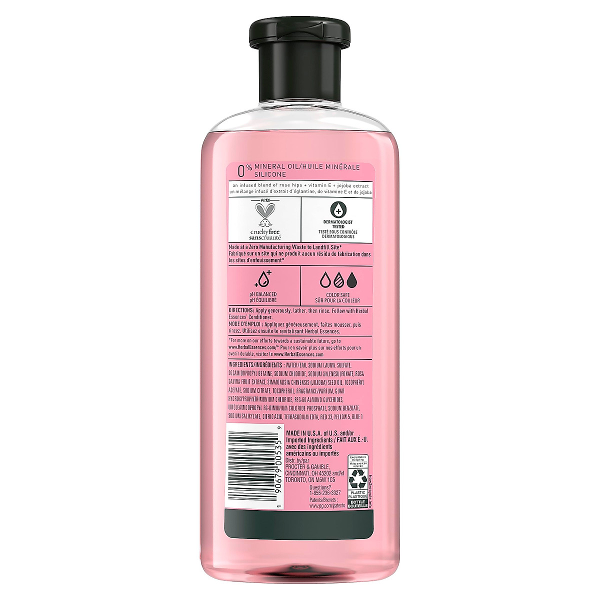 Herbal Essences Rose Hips Smooth Shampoo, 13.5 Fl Oz, 5.527 Fl Oz