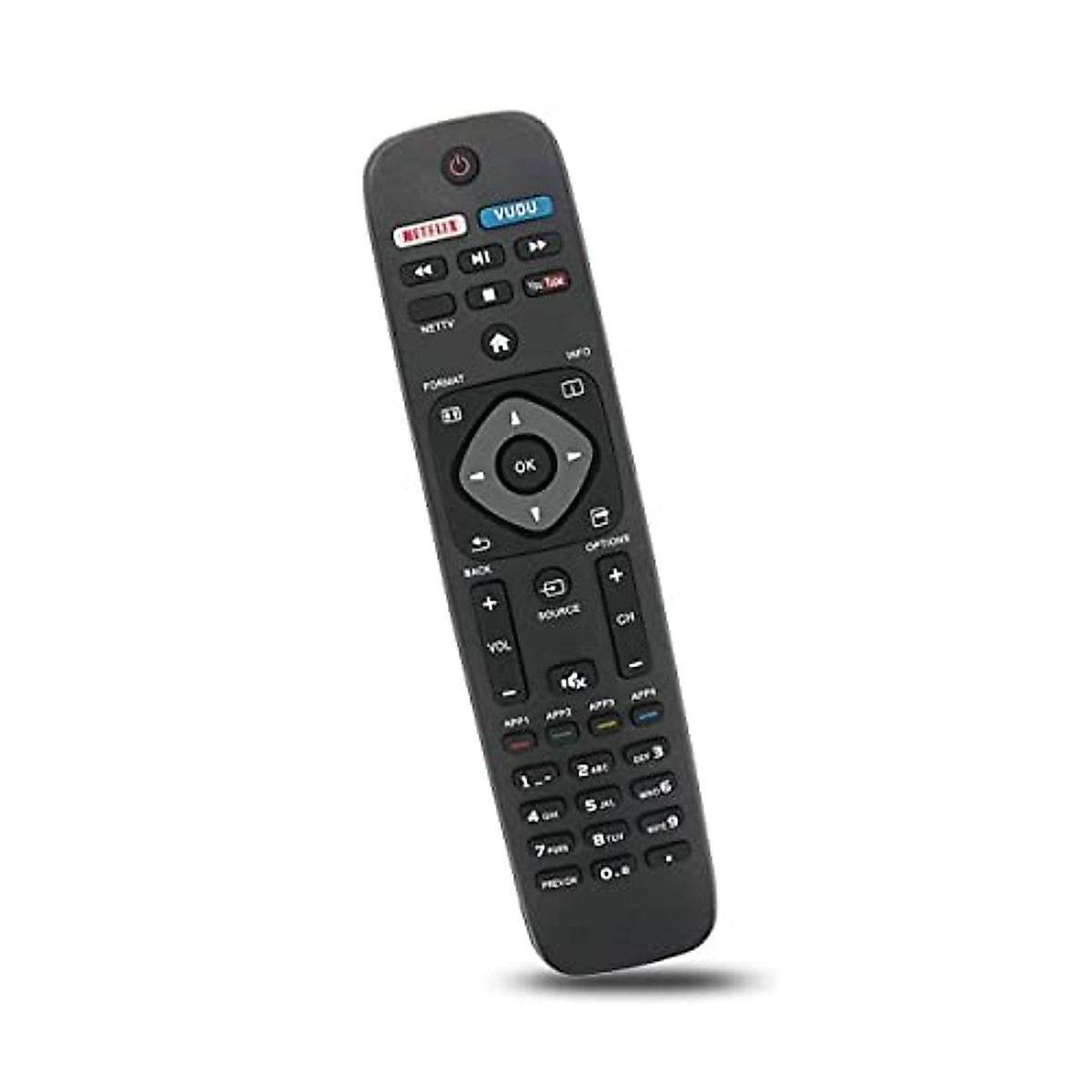 Philips NH500UP Smart TV Replaced Remote Control for 43PFL5604/F7 50PFL5604/F7 50PFL5704/F7 55PFL5604 65PFL5604/F7