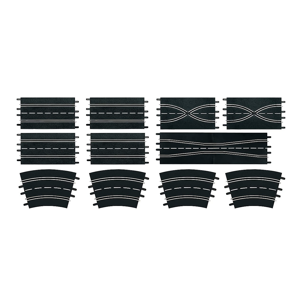 Carrera 1:24 Scale Track Extension Set - Accessory Pack includes 12 Pieces - For Use With Digital 124, 132 and Evolution Carrera Slot Car Racetrack Systems, Large
