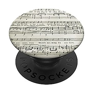 Vintage Music Notes PopSockets Swappable PopGrip