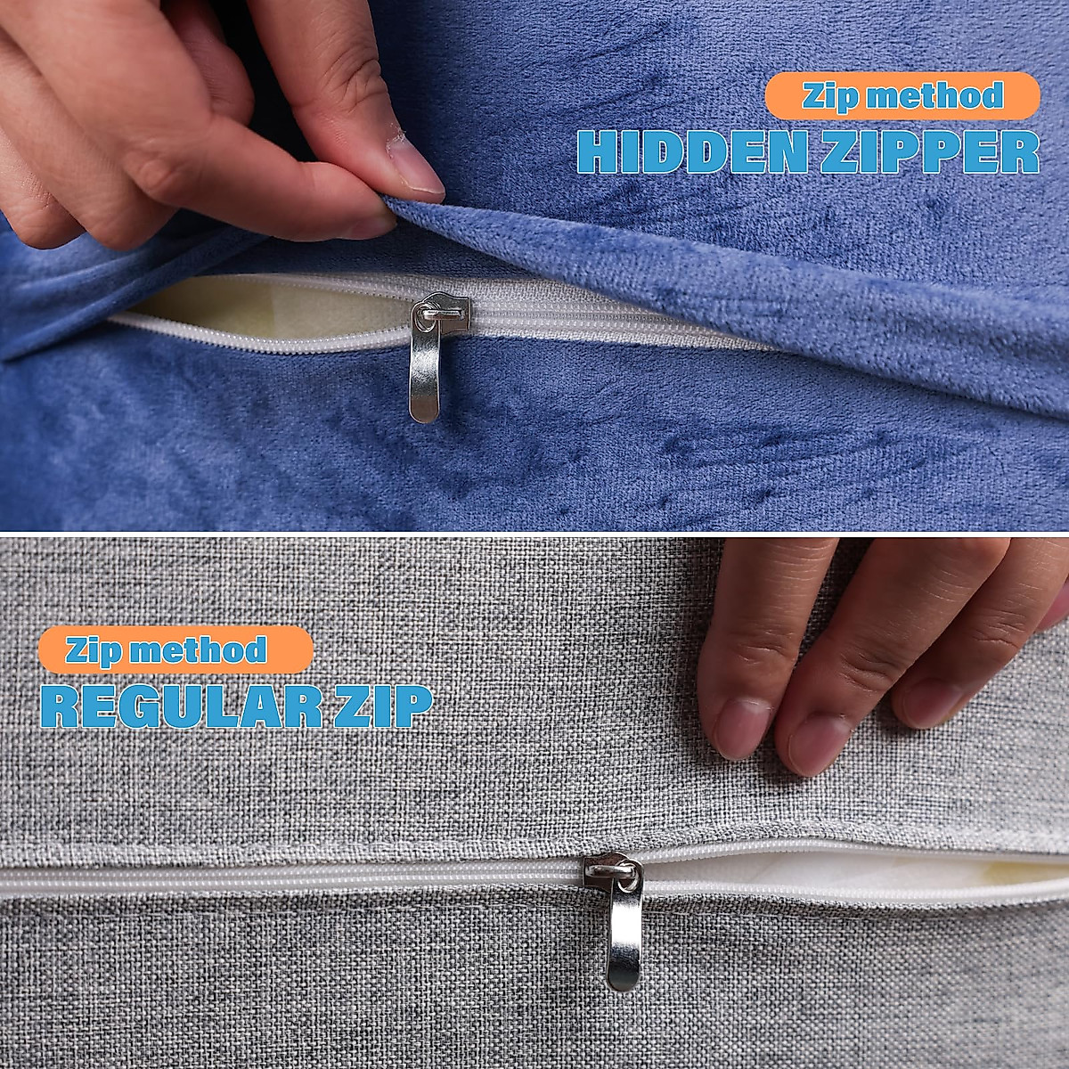 ENTROPOWER Custom Size Bench Cushion Outdoor/Indoor Bay Window Seat Cushion Thick Upholstery Foam Long Chair Cushion Replacement Sofa Pads Patio Furniture Cushions