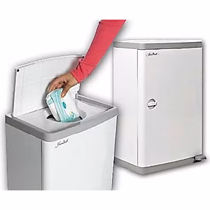 Commercial Diaper Pail - 13 Gallon Capacity - Odor Free.