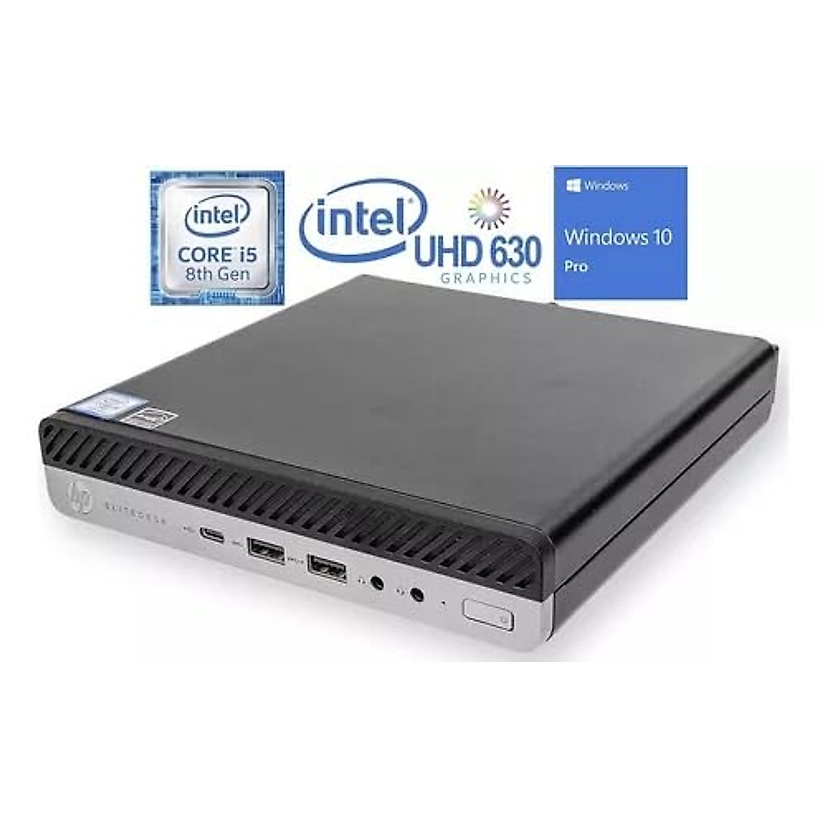 HP EliteDesk 800 G4 Mini Grade A Desktop, Intel Core i5-8500T Professor, 2.1 GHz, 16GB DDR4 RAM, 512GB SSD, Wi-Fi, Bluetooth, Windows 10 Pro 64 bit (Renewed)