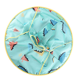 Aethland Kids Haircut Cape Hair Cutting Cape, Barber Cape Waterproof Foldable Umbrella Hair Catch Haircut Cape, Kids Hair Styling Cutting Cape (Dinosaur) n