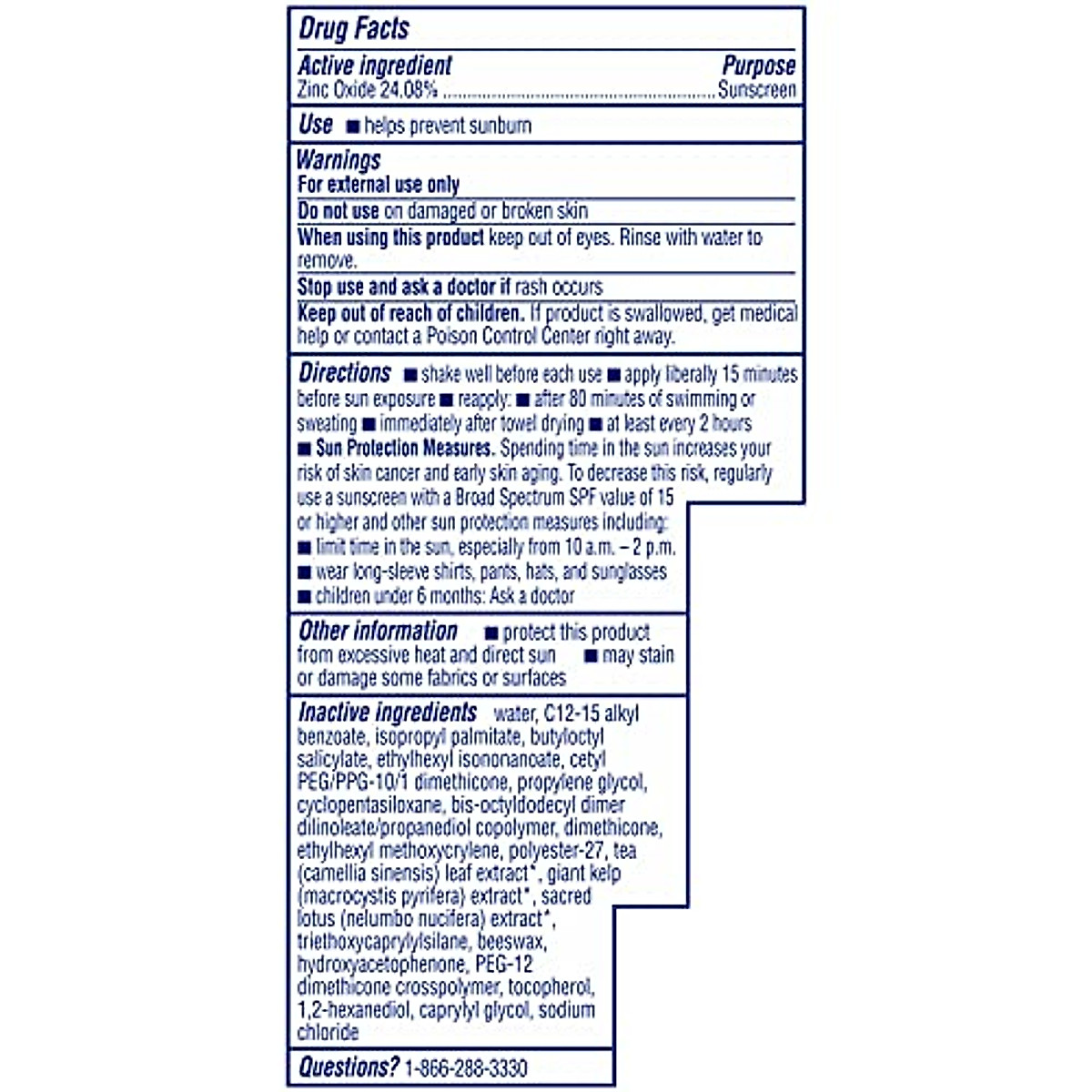 Coppertone Pure and Simple Sunscreen SPF 50 Lotion with Zinc Oxide Mineral for Babies, Tear Free, Water Resistant, Broad Spectrum, 6 Fl Oz Bottle