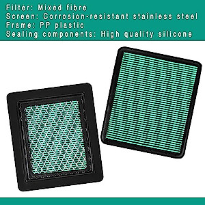 DemJamr 6 Pack 17211-zl8-023 Air Filter Compatible with Honda GCV160 GCV190 GC190 GCV135 GC135 GX100 Engine HRB216 HRC216 HRR216 HRX217 HRT217 HRB217 Lawn Mower