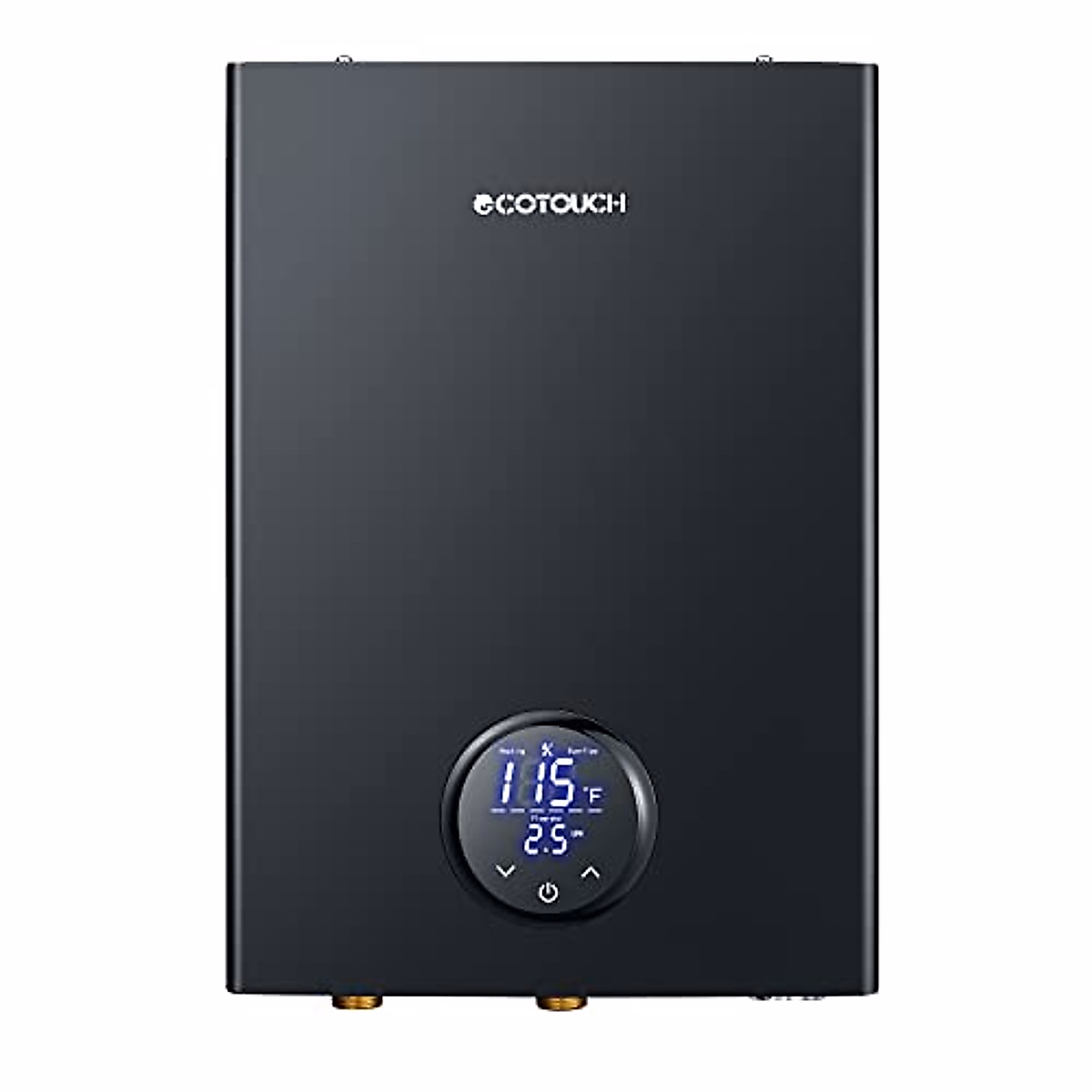 Electric Tankless ECOTOUCH 18kW on Demand Instant Hot Water Heater 240V, Self-Modulation Point of Use Hot Water Heater Whole House ECO180B Black