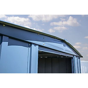 Arrow Sheds 10' x 7' Outdoor Steel Storage Shed, Blue