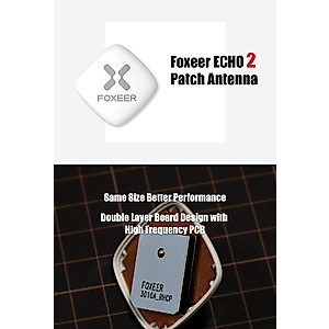 Foxeer Echo 2 9dBi High Gain 5.8G RHCP Directional Patch Antenna for FPV Goggle FPV Racing (SMA)