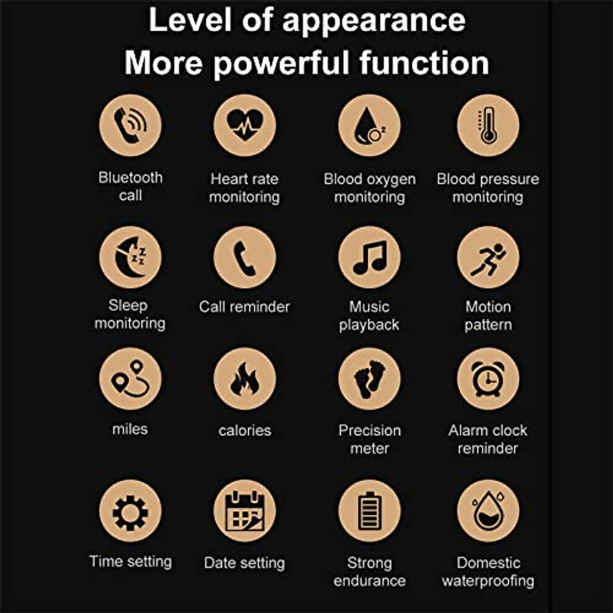 Smartwatch with Wireless Earphones, Ultrathin 1.14inch IPS Touch-Screen, IPX6 Waterproof, No Need to Download APP, Health Monitoring, Hi-fi Stereo Sound Quality, for Sport, Gaming