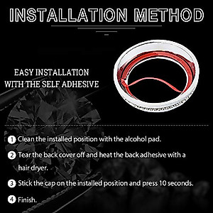 CARFIB Car Interior Bling Accessories for VW Volkswagen Arteon Atlas CC e-Golf Golf Alltrack Golf R Passat Tiguan AC Knobs Control Decals Stickers Cover Parts Men Women Zinc Alloy Crystal Silver 3Pcs