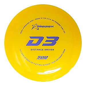 Prodigy Disc 500 D3 Driver | Stable Distance Driver Disc Golf Disc | Comfortable Grip | Great for Far, Straight Shots | 170-174g (Colors May Vary)