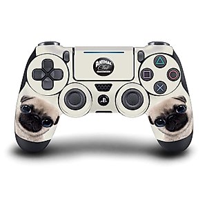 Head Case Designs Officially Licensed Animal Club International Pug Faces Vinyl Sticker Gaming Skin Case Cover Compatible With Sony PlayStation 4 PS4 DualShock 4 Controller