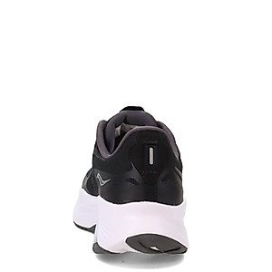 Saucony Men's Guide 15 Running Shoe, Black/White, 10.5 Wide