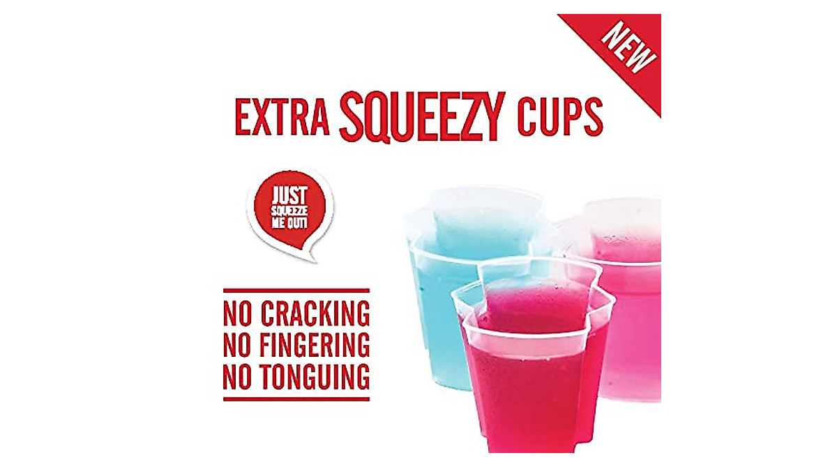 50 EZ-Squeeze Jello Shot Cups - Fun for Any Occasion