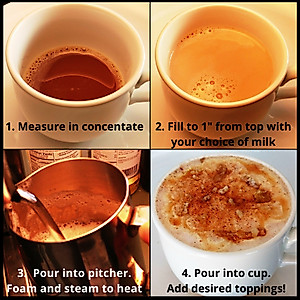 Chaikhana Chai - Spicy Masala Chai Concentrate - Slow Brewed with Organic Black Tea, Ginger and Fresh Crushed Spices - 1/2 Gallon - Makes (40) 8 oz. Drinks