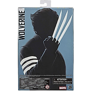 Marvel Hasbro Legends Series X-Men Wolverine 6-inch Collectible Action Figure Toy, Includes 3 Accessories, Ages 14 and Up, Brown