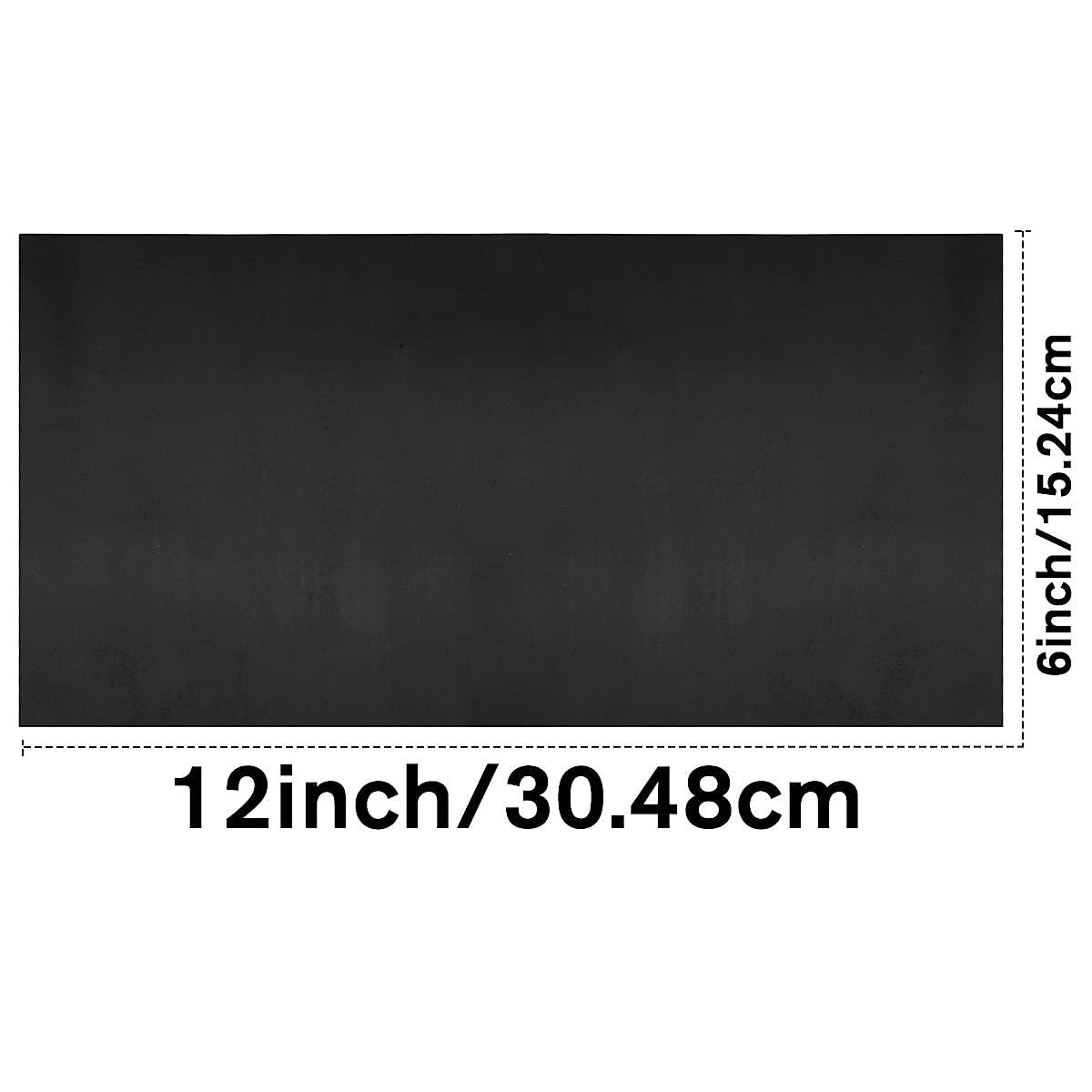 Black Leather Sheets for Crafts Tooling Leather Square 1.8-2.1mm Thick Full Grain Leather Pieces Genuine Cowhide Leather for Crafts Sewing Hobby Workshop 6"x12"