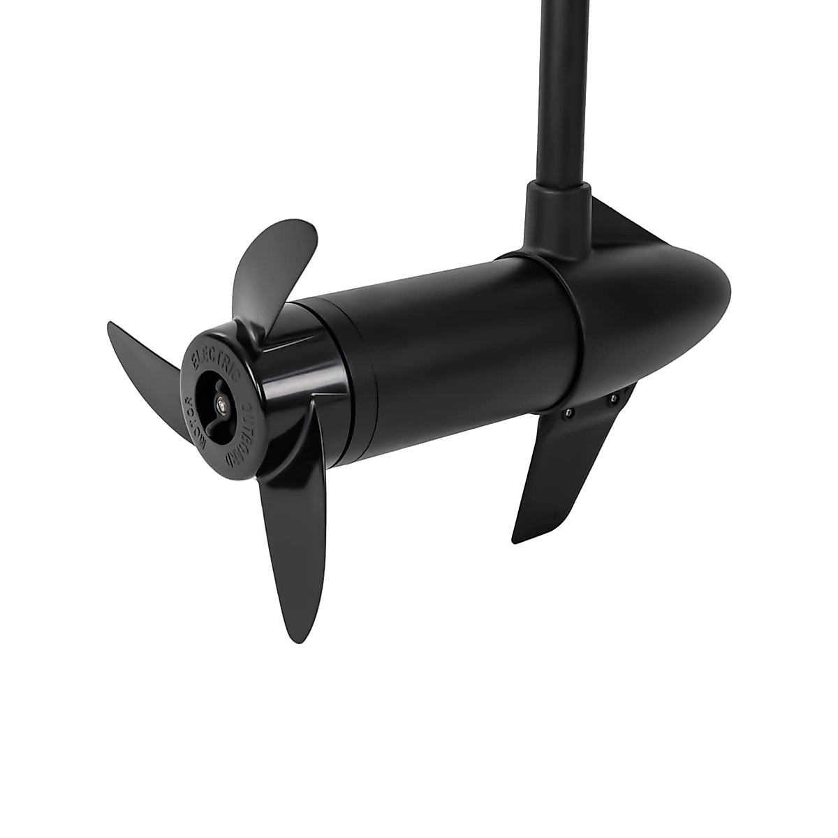 58LB Thrust Transom Mounted Saltwater Electric Trolling Motor, Outboard Boat Engine with Power Propeller for Heavy Duty Inflatable Fishing Boats