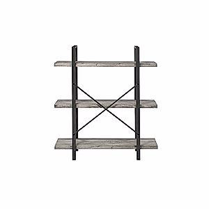 Coaster Furniture Bookcase Grey Driftwood and Gunmetal 805815