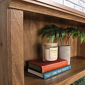 Sauder Miscellaneous Storage 5-Shelf/ Book Shelf 2-Door Bookcase, Vintage Oak finish