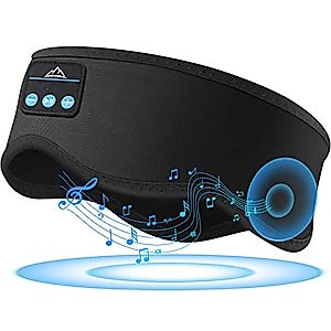 Sleep Headphones Bluetooth Headband Headphones for Sleeping - 10Hrs Sleeping Headphones for Side Sleepers, Bluetooth Sleep Mask Sleep Earbuds, Birthday Christmas Stocking Stuffers Tech Gifts Men Women