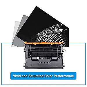 TRUE IMAGE Compatible Toner Cartridge Replacement for HP CF237A 37A Work for Enterprise M607n M607dn M608dn M608n M608x M609 M609x MFP M632 M631 M633fh M631h Printer (Black, 2-Pack)