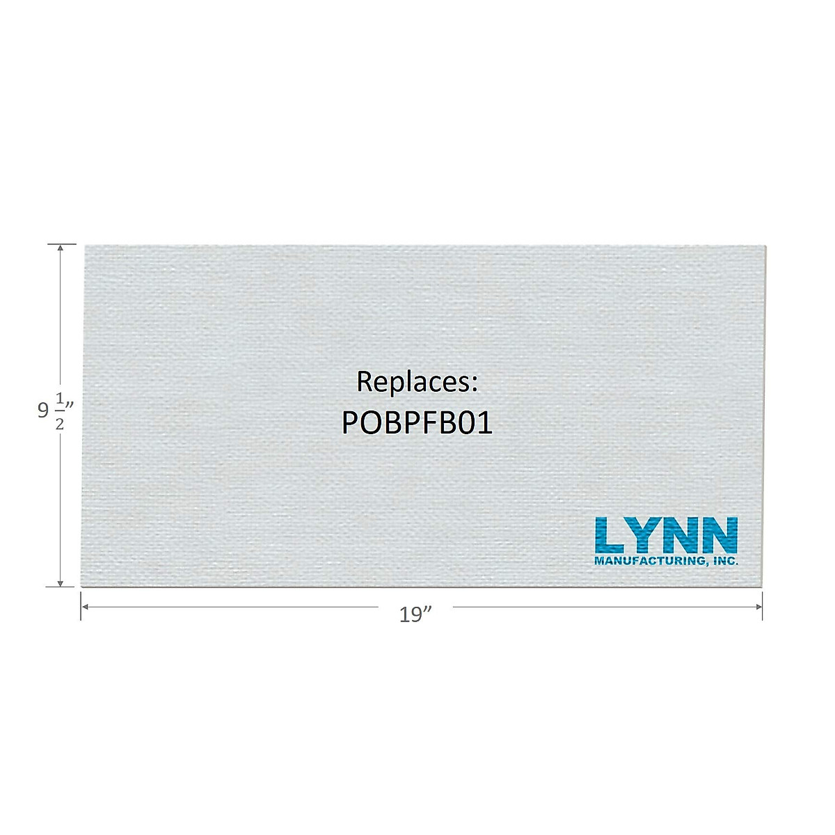 Lynn Manufacturing Replacement Buck Stove Fiber Baffle Board, Model 21 and 261, POBPFB01, Single, 2676A