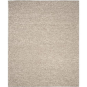 SAFAVIEH Natura Collection 8' x 10' Beige NAT620B Handmade Premium Wool Area Rug