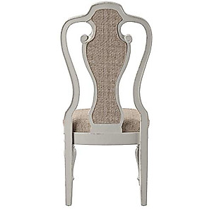 Liberty Furniture Industries Magnolia Manor Splat Back Up Side Chair, W20 x D25 x H45, White