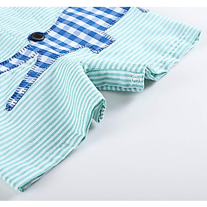 Lil cactus Baby Boys Applique Shortall Overalls Romper, 3-6 Months