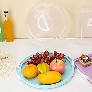 HELYZQ Sealing Carrier Portable Plastic Round Cake Box Cupcake Dessert Container Case Sealing Handheld