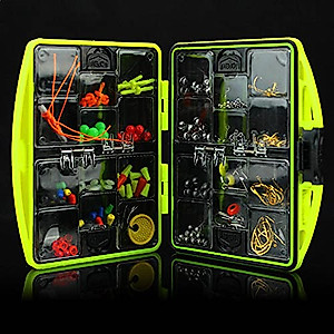 NC Fishing Material Box Kit, 24 Kinds of Fishing Hooks, Multi-Functional Fishing Material Kit, Spoon Hook, Driver, Accessory Box, Tool Set