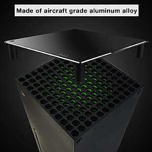 Dust Cover for Xbox Series X, Dust Filter Aluminum Top Cover for Series X Roof Metal Dust Proof Filter